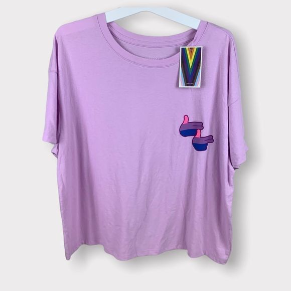 Target | Tops | 525 Bisexual Pride Tee Cropped | Poshmark